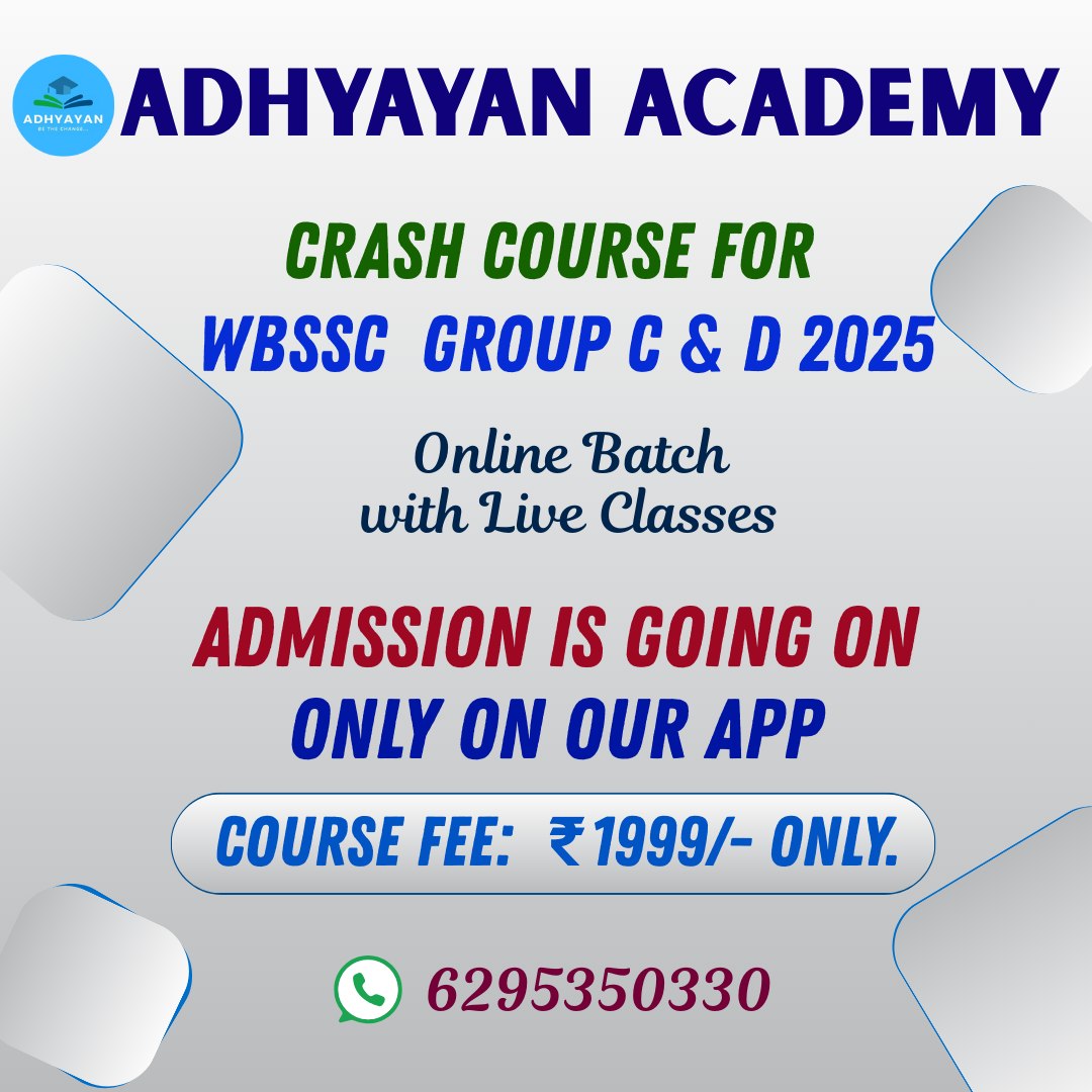 Adhyayan Academy Trusted government exam training in Subhas Pally Siliguri