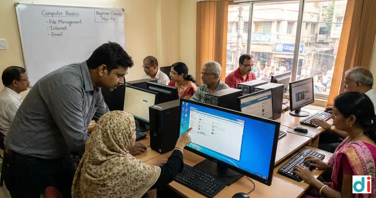 Basic Computer Skills Course Near Garia, South Kolkata |Brajadham Computer Tutorial Centre
