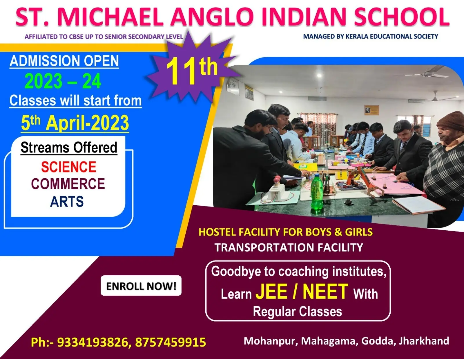 Services - St Michael Anglo-Indian School - Discover variety of Services